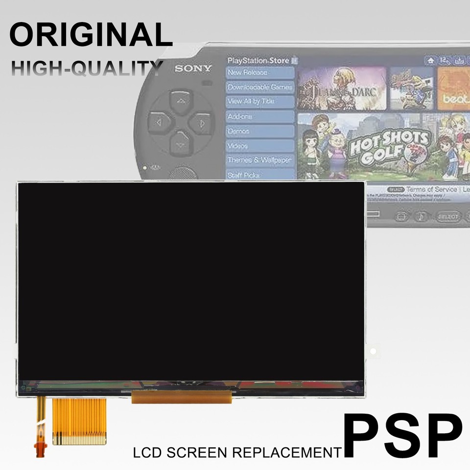 OEM Backlight LCD Screen Display Replacement For Sony PSP 1000 / 2000 ...