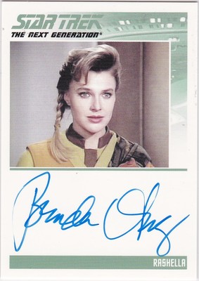 STAR TREK TNG HEROES & VILLAINS BRENDA STRONG AS RASHELLA AUTOGRAPH ...