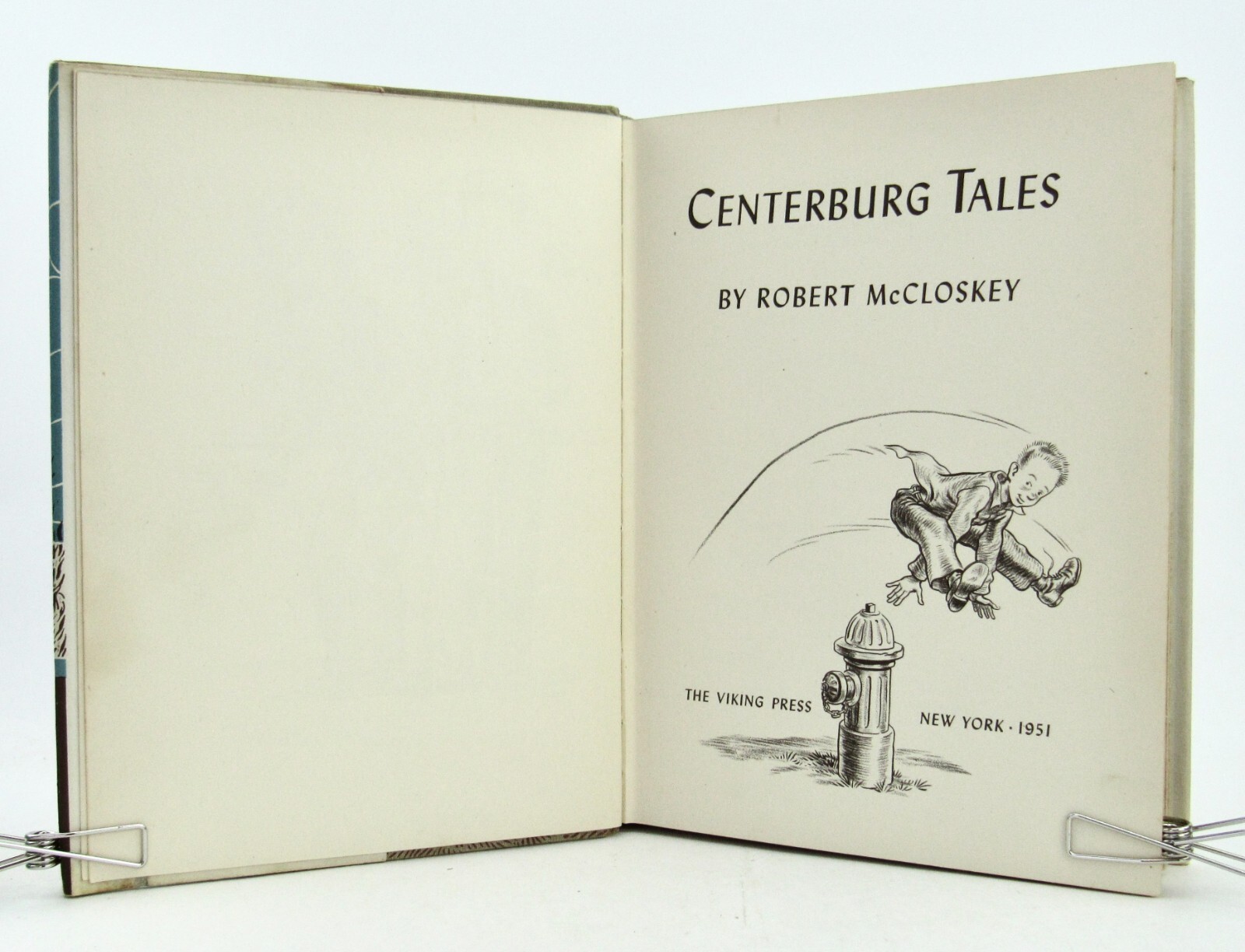 CENTERBURG TALES Robert McCloskey First Edition 1951 Signed HBDJ EXC | eBay