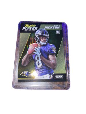Lamar Jackson Panini Rookie Player Of The Day 40/50 No. R4 Ravens Mvp ...