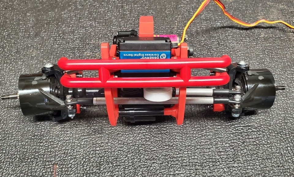 TAMIYA CLODBUSTER BULLHEAD BUMPER/SERVO MOUNT IMPROVED DESIGN! | eBay