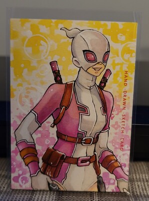 2024 Finding Unicorn Marvel Comics Universe Evolution Gwenpool Sketch ...