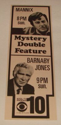 1973 KOOL tv ad ~ MANNIX, BARNABY JONES | eBay