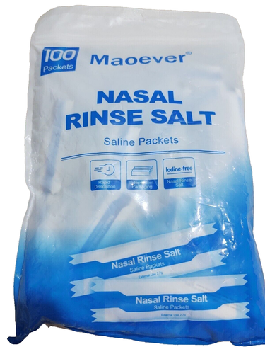 100 Maover Nasal Rinse Packets Saline 2.7 g Packet | eBay