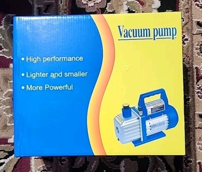 Zeny VP125+ Blue 1/4 HP 3,5CFM Single High Performance Compact Vacuum ...