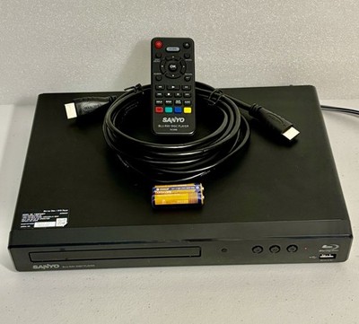 SANYO Blu-Ray DVD CD Player FWBP506FF W/Remote+ HDMI Cable - TESTED | eBay