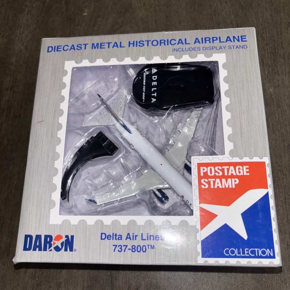 Lot Of 4 DARON Postage Stamp Collection Diecast Airplanes Scale 1/300 ...