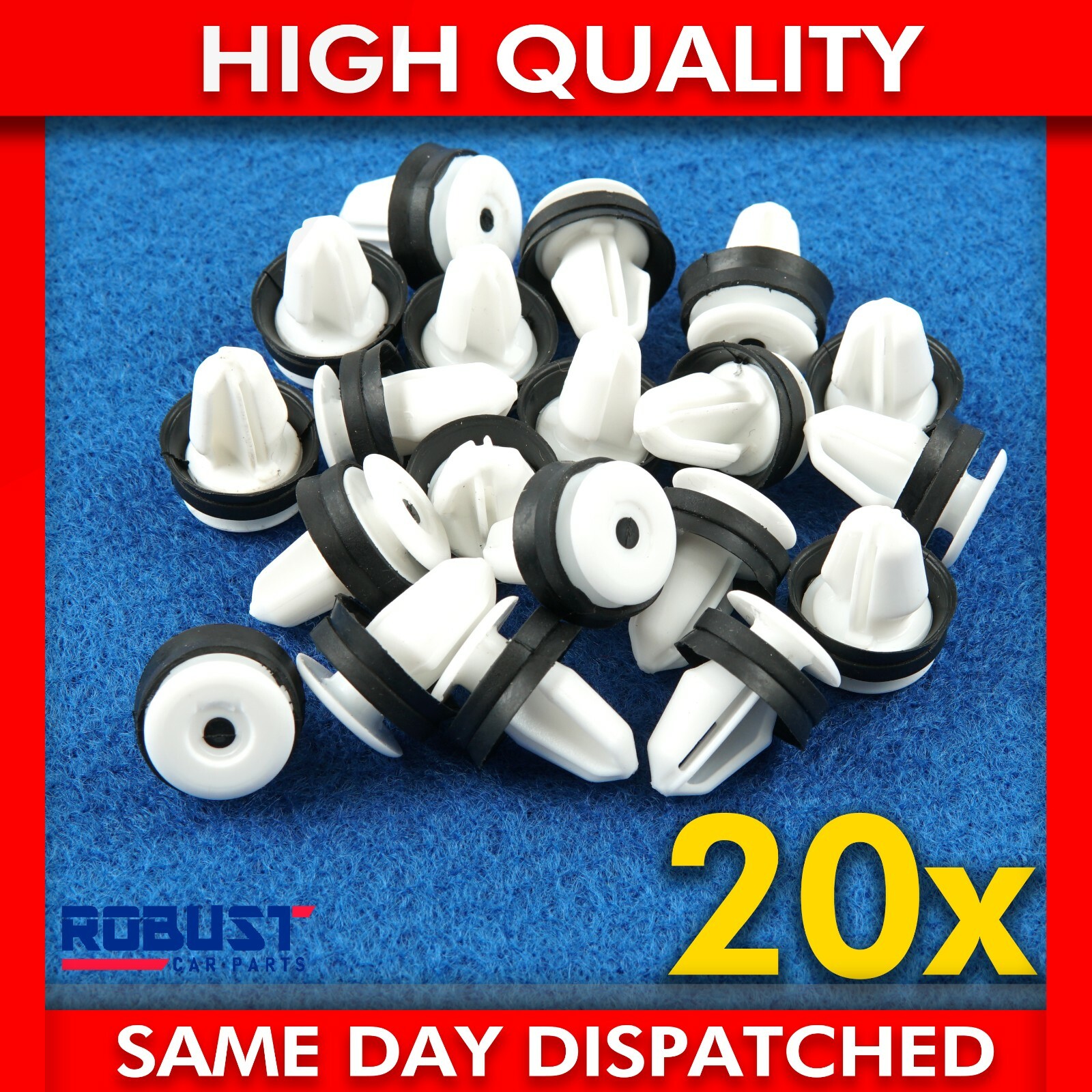 20X DOOR CARD INTERIOR TRIM PANEL CLIPS FOR LAND ROVER RANGE ROVER ...