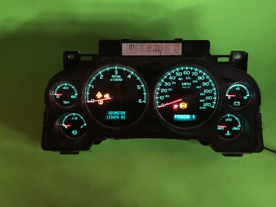 07-11 CHEVY SILVERADO GMC SIERRA Speedometer Cluster 119K OEM SPEEDO | eBay