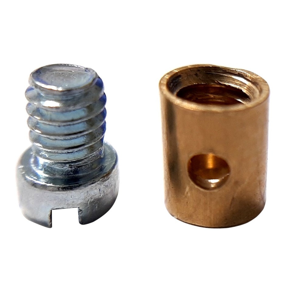 2x Universal Adjustable Cable Barrel Clamp Adjuster Bike Motorcycle ...