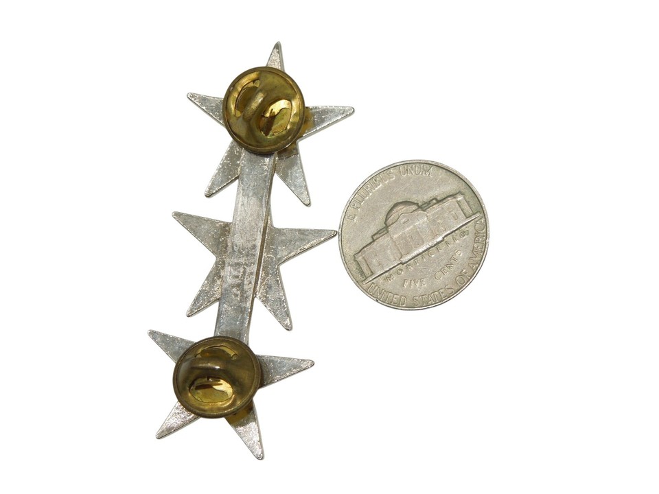 Original Vietnam War Full Sized Lieutenant General 3 Star Rank Pin ...