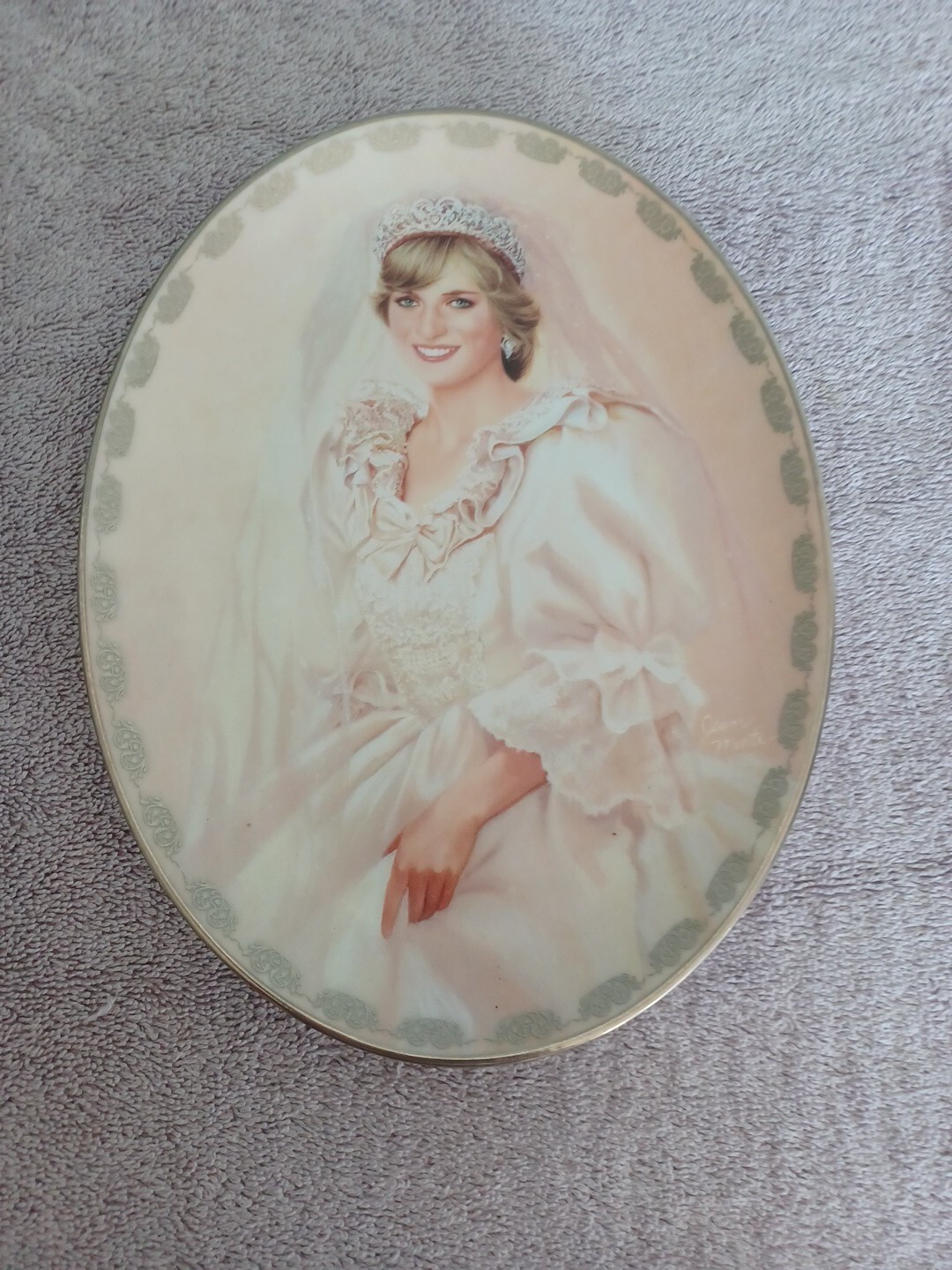 "The People's Princess” Diana Bradford Collector Plate “Queen of Our ...
