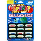 Capsule Creatures 12 Piece Foam Toy Magic Grow Dinosaur Wild Zoo ...