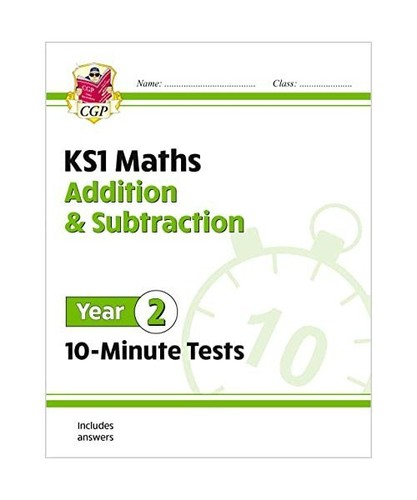 KS1 Year 2 Maths 10-Minute Tests: Addition and Subtraction (CGP Year 2 ...