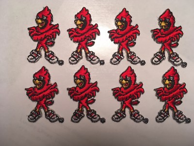 cardinal patch Louisville cardinal bird patches iron on patches 8 pc ...