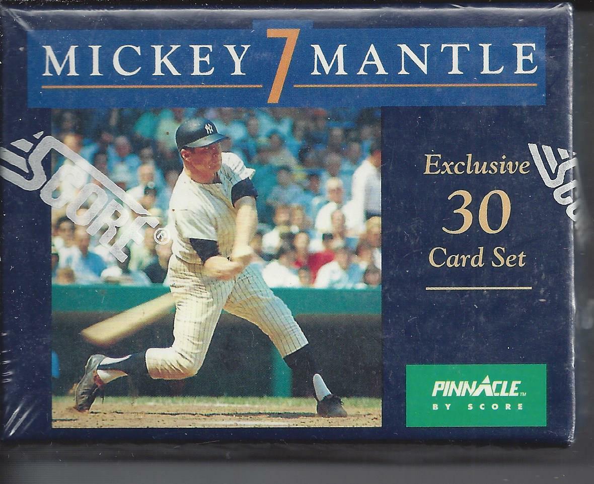 Vintage Mickey Mantle 1992 Score/Pinnacle Exclusive 30 card Set Sealed ...