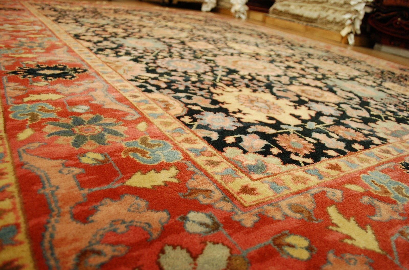 GREAT AUTHENTIC AMERICAN KARASTAN KURDISH PATTERN #559 RUG 8'2" X 11'7 ...