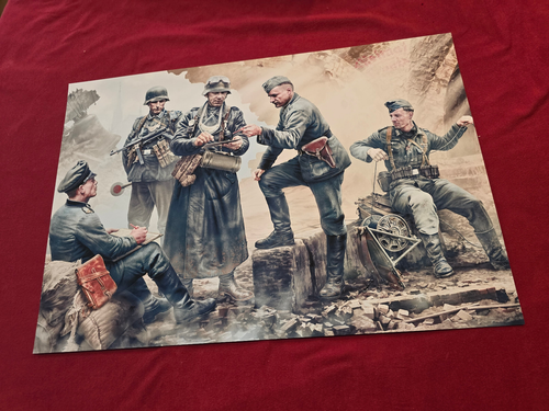 WEHRMACHT POLICE w GORGET CHEST PLATE THIRD REICH German Poster Print ...