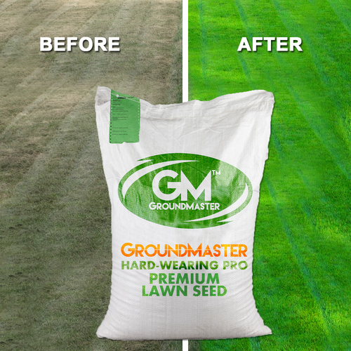 GroundMaster HardWearing Tough Garden Premium Back Lawn Grass Seed ...