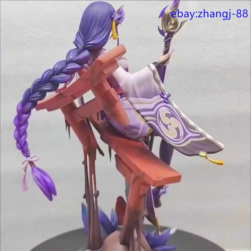 36cm Genshin Impact Raiden Shogun Sitting Statue Collectible Figurine ...