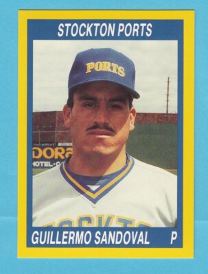 1990 Minor League Guillermo Sandoval -- Stockton Ports -- Box 182 | eBay