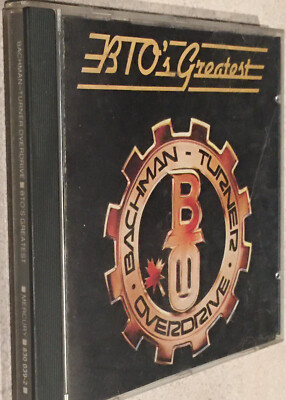 Bachman Turner Overdrive BTO Greatest 1986 Music CD Mercury 12 Tracks ...