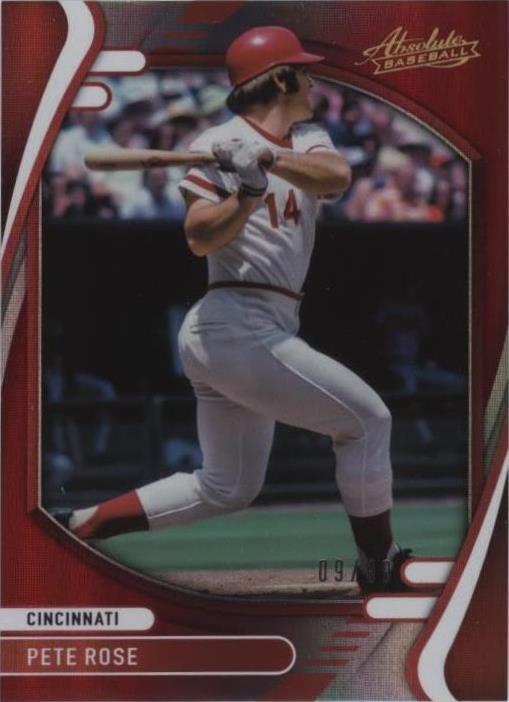 2022 Panini Absolute - Pete Rose #81 Spectrum Red /99 for sale online ...