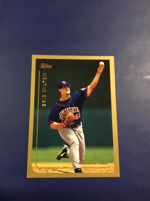 1999 Topps # 156 ERIC MILTON Minnesota Twins Nice Baseball Card ! | eBay