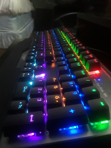 Rosewill Neon K51 Hybrid Mechanical RGB Gaming Keyboard with Detachable ...