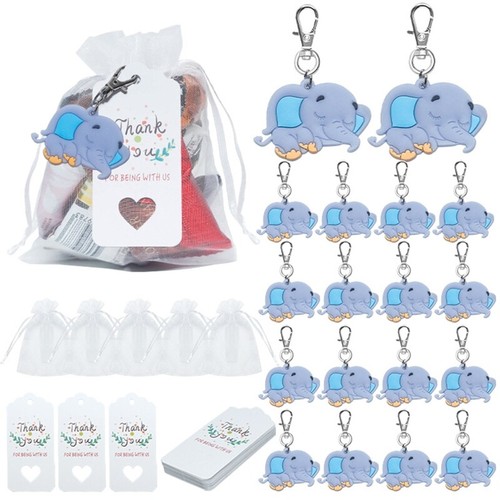 30Pcs DIY Guest Return Baby Shower Wedding Birthday Party Keychain | eBay