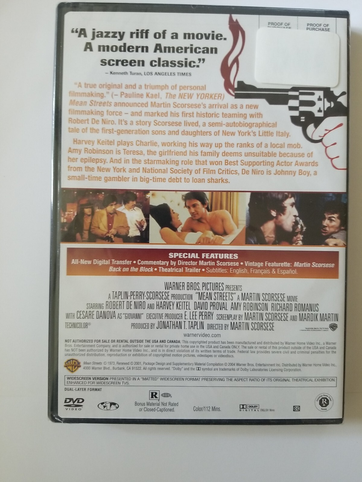 Mean Streets (Special Edition) DVD Still Sealed Brand New 85391912729| eBay