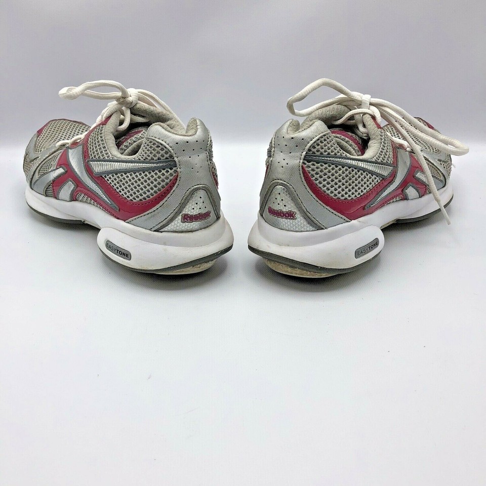 Reebok Easy Tone 55026371 Women Pink Silver Athletic Shoes Size 7 EUR ...