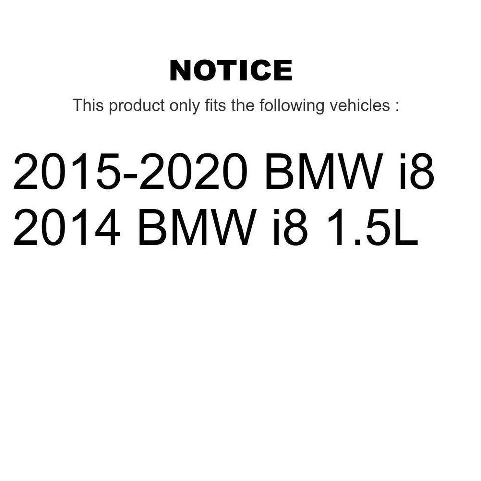 Rear Brake Pads Wear Sensor For BMW i8 SEN-2BWS0413 | eBay