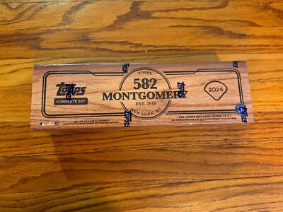 2024 Topps Baseball 582 Montgomery Club EXCLUSIVE Complete Factory Set ...