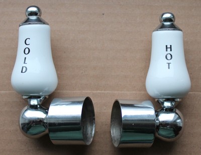 Plumbing - Porcelain Hot Cold Handle