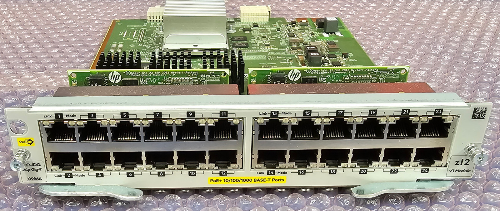 J9986A HPE 24 Ports 10/100/1000BASE-T PoE+ V3 ZL2 Module #1 | eBay
