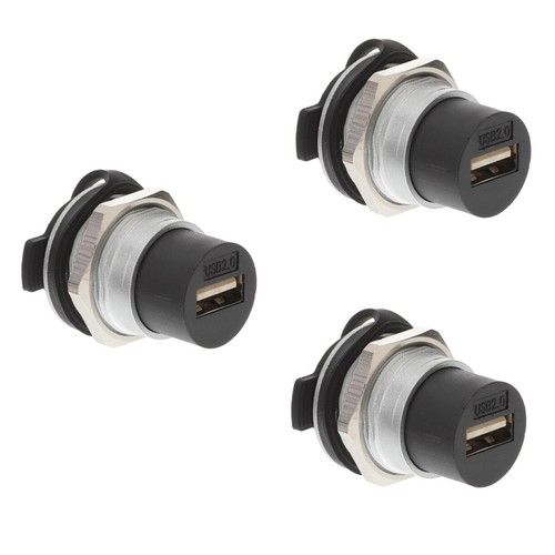 Female to Female Bulkhead Adapter USB flush mount Usb Coupler Usb Panel ...