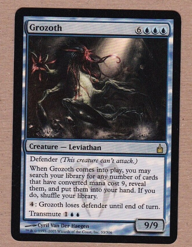 MTG - Grozoth - Ravnica: City of Guilds - Rare EX/NM+ - Foils Single ...