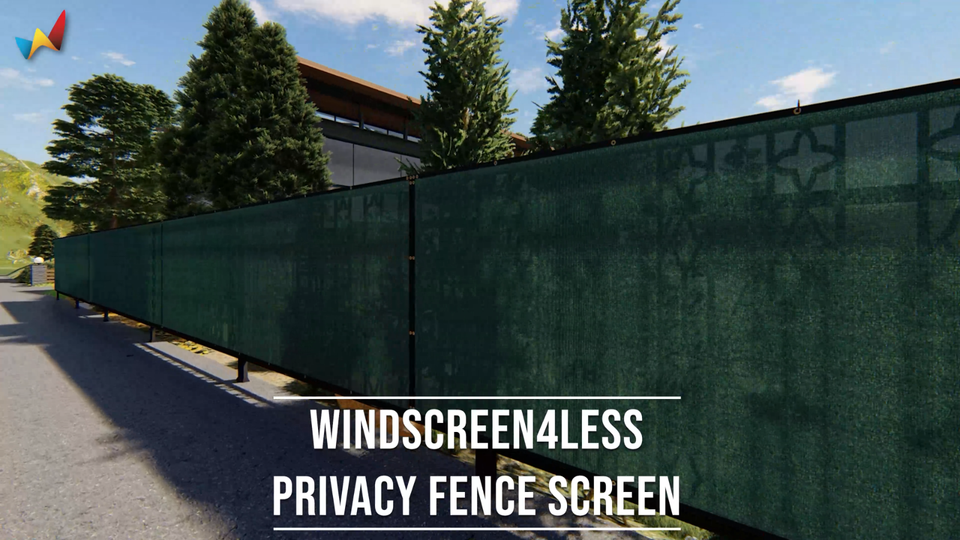 4ft Green Privacy Screen Fence UV Block Commercial Windscreen Shade Net ...