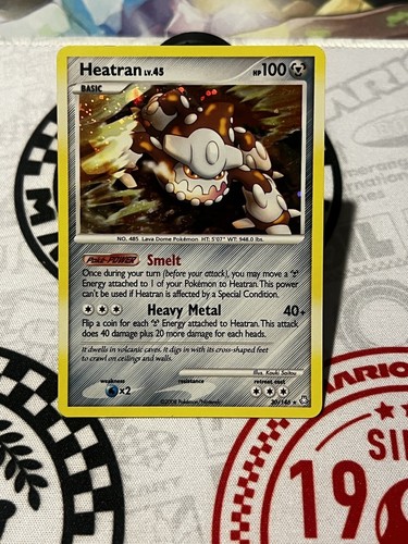 Heatran Holo - DP Legends Awakened 30/146 - Rare Pokemon Card | eBay