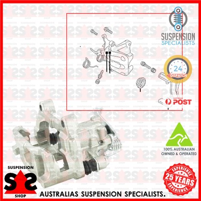 Rear Axle Left Brake Caliper Suit VW Eos 2.0 TFSI EOS (1F7, 1F8) | eBay