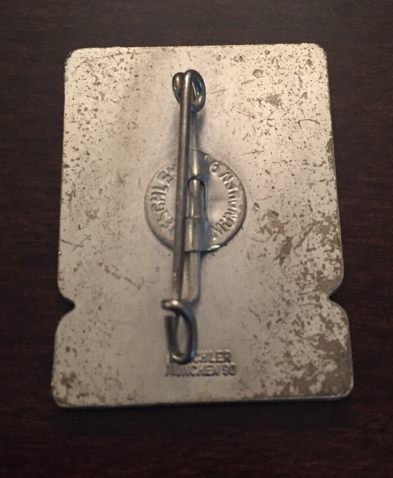 1972 Olympic Munich Officials Mannschaftsoffizieller Participation Pin ...