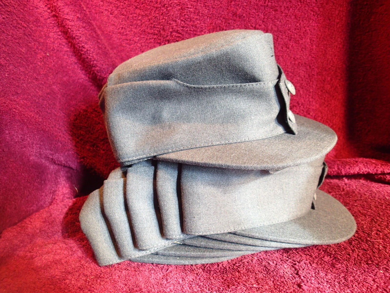 Lot of 6 UNUSED size 57 MILITARY SOLDIER CAP HAT FINLAND FINNISH ARMY ...