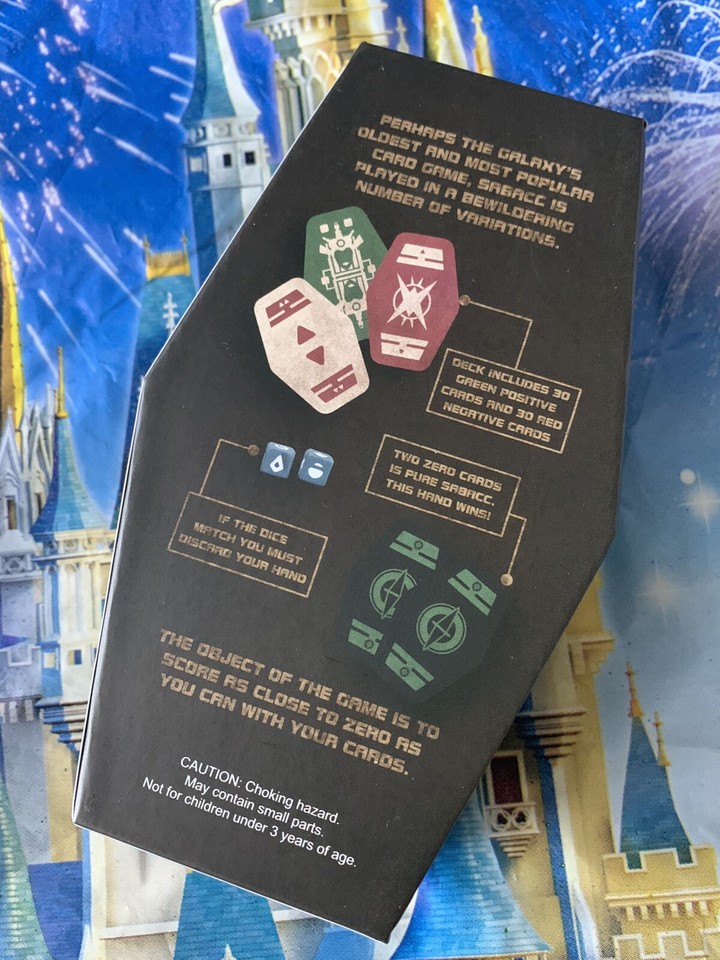 Disney Parks Star Wars Galaxy’s Edge SABACC Cards Deck Box Unopened New ...