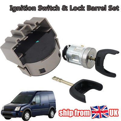 For FORD Transit Focus Mondeo Fiesta Ignition Switch &Lock Barrel Set ...