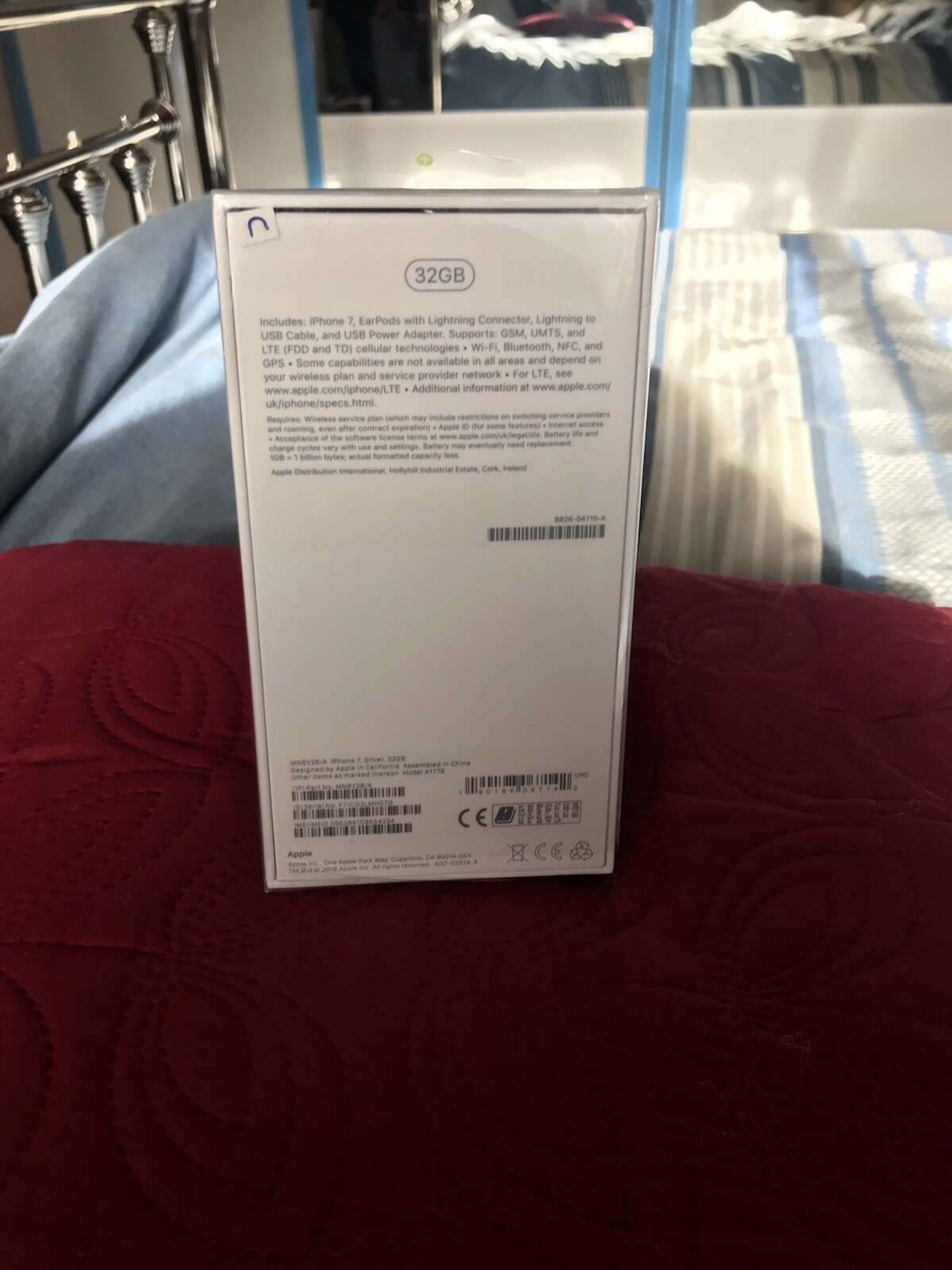 Apple iPhone 7 - 32GB - Silver (Unlocked) A1778 (GSM) for sale online ...