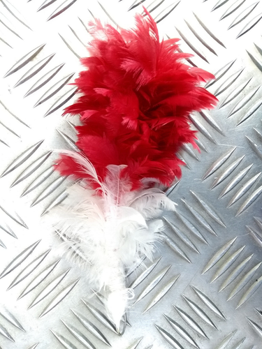 Royal Regiment of Fusiliers RRF Red & White Hackle Plume Feathers ...