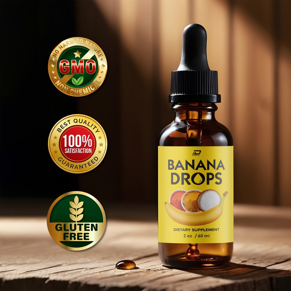 Banana Drops for Weight Loss Liquid Supplement, Banana Drops Official ...