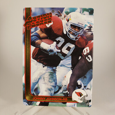 Johnny Johnson Action Packed 1991 83 Phoenix Cardinals | eBay