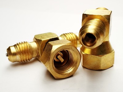 REFRIGERATION BRASS SCHRADER VALVE TEE 1/4 X 1/4 - RF215-040404 | eBay ...